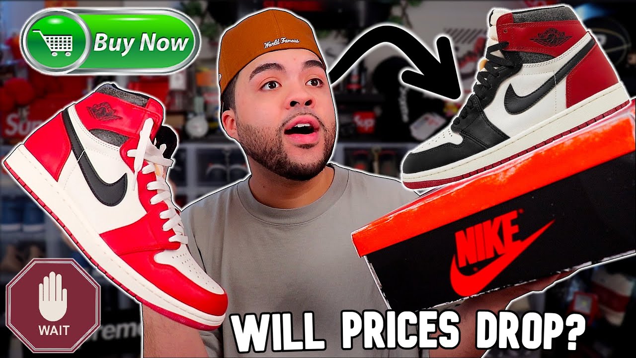 Will Prices Drop? Jordan 1 Lost & Found PAY RESELL or WAIT | Black Toe ...