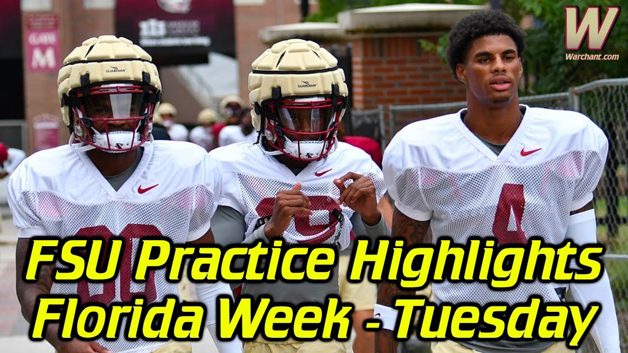 FSU Football | Florida State Practice Highlights | #FSU Florida Week ...