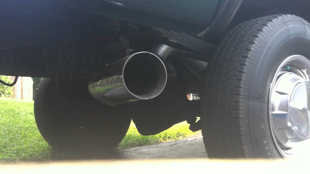 First Gen Cummins Straight Pipe - YouTube