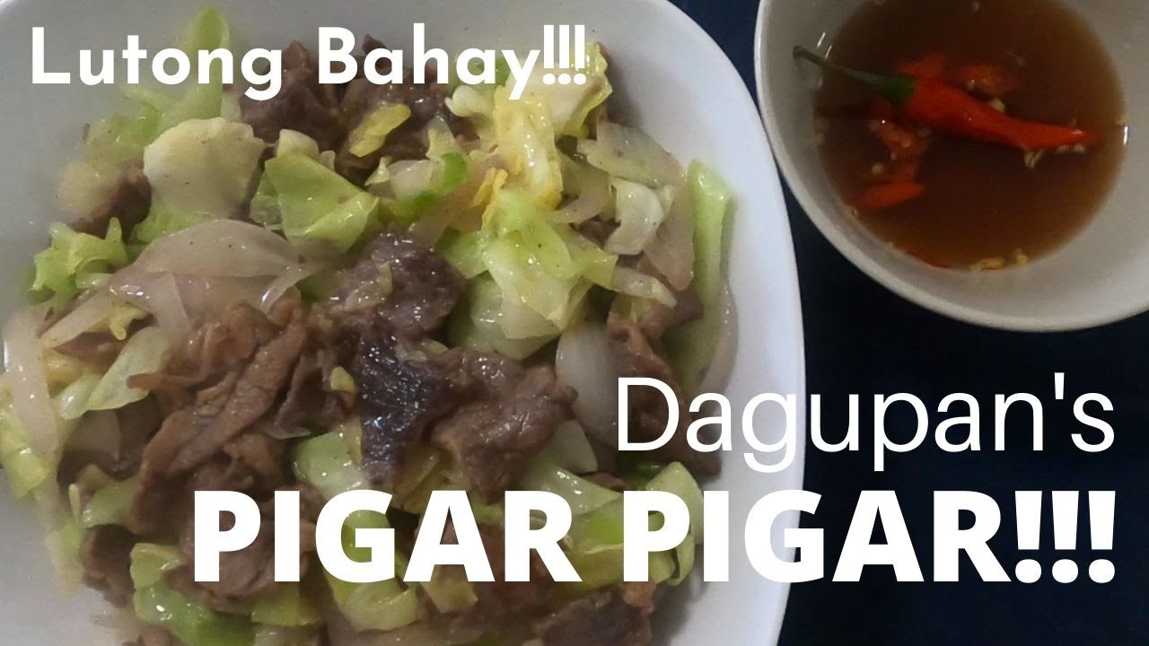 Dagupan's Pigar Pigar (stir fried beef with cabbage)!!! Simpleng simple ...