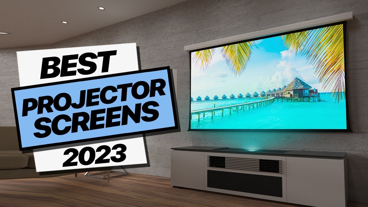 Best Projector Screens for 2023: Cinematic Excellence - YouTube