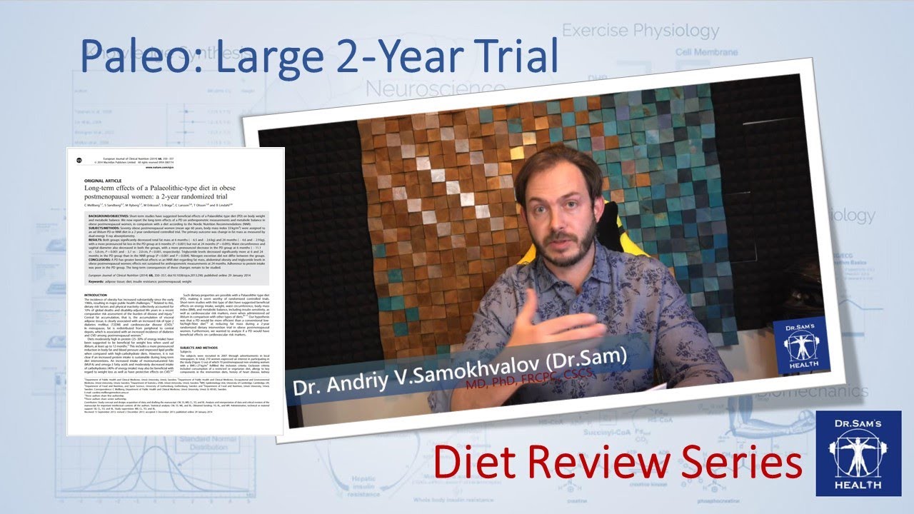Diet Review: Paleo - Large Randomized Controlled Trial (RCT) - YouTube