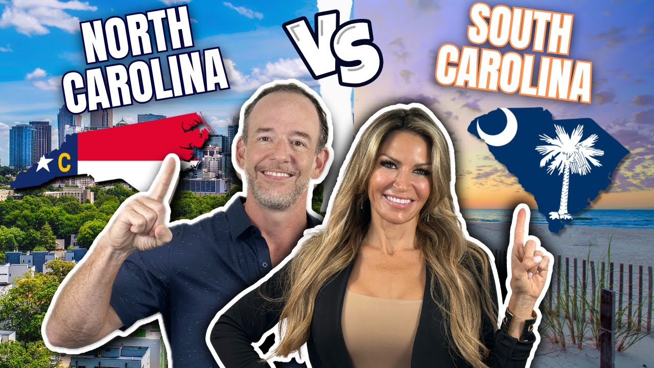 North Carolina vs South Carolina? MUST watch before moving here!! 2024 ...