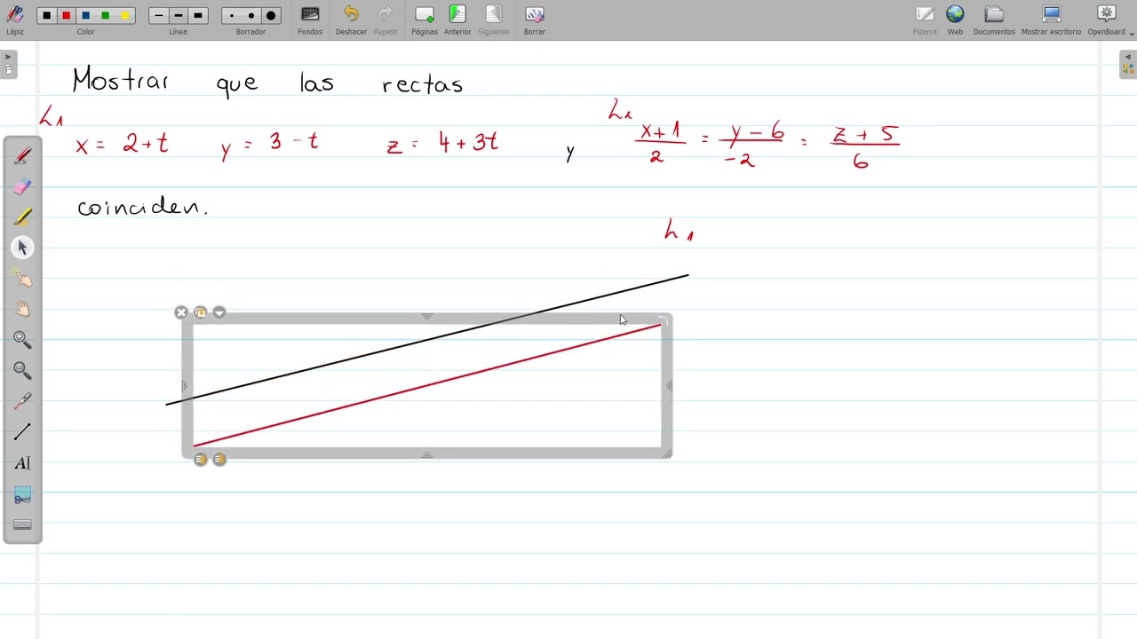 [Álgebra Lineal] Rectas coincidentes - YouTube