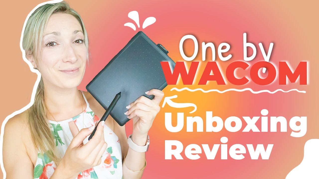 ONE BY WACOM TABLET UNBOXING AND SET UP | Review for Graphic Design ...