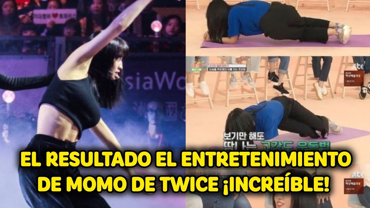 Momo de TWICE y el resultado de su increíble cuerpo ¡su entrenamiento ...