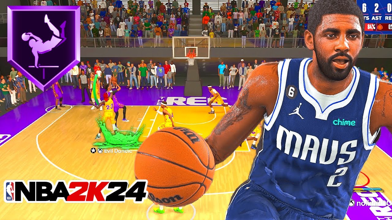This 6'4 Kyrie Irving Build with 91 Driving Layup Is Dominating In NBA ...