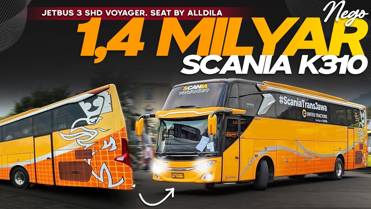 Dijual : Unit Langka Scania K310 Body Jetbus 3 SHD Voyager [1,4 Milyar ...