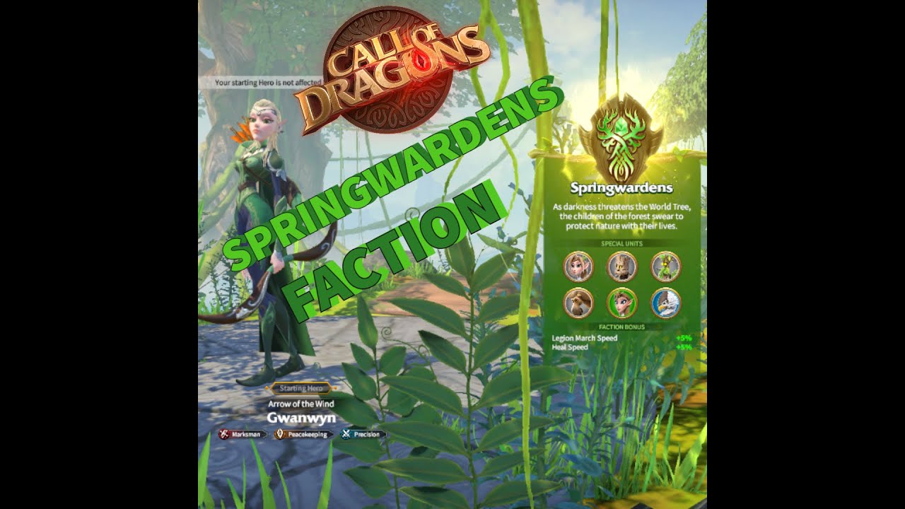 SPRINGWARDENS FACTION Overview - YouTube