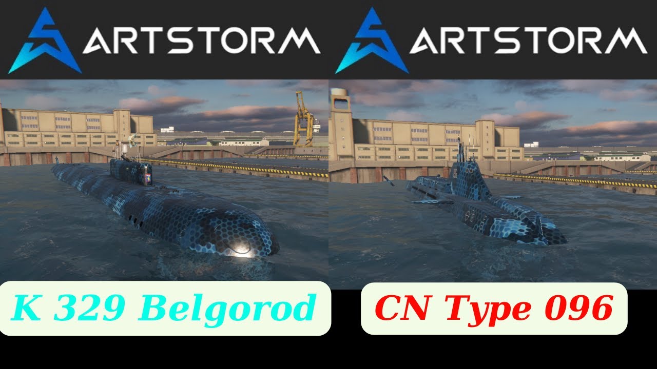 Modern Warships| RF Belgorod (K329) vs CN Type 096, tàu ngầm nào mạnh ...