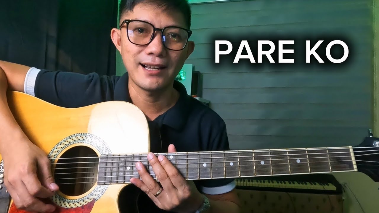 PARE KO BY ERASERHEADS BASIC GUITAR TUTORIAL FOR BEGINNERS - YouTube
