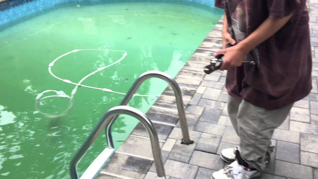 Inground Pool Ladder Removal Fail - YouTube