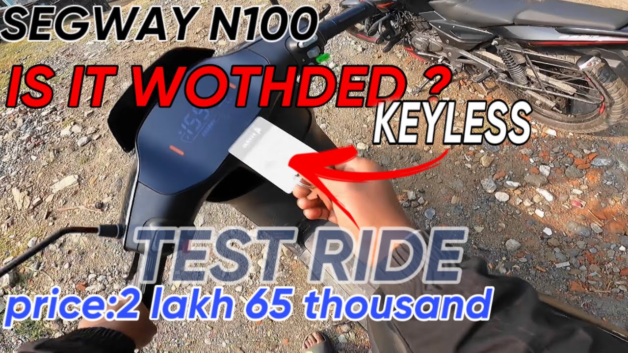 TEST RIDE OF SEGWAY N100 || NEW ELECTRIC IN POKHARA - YouTube