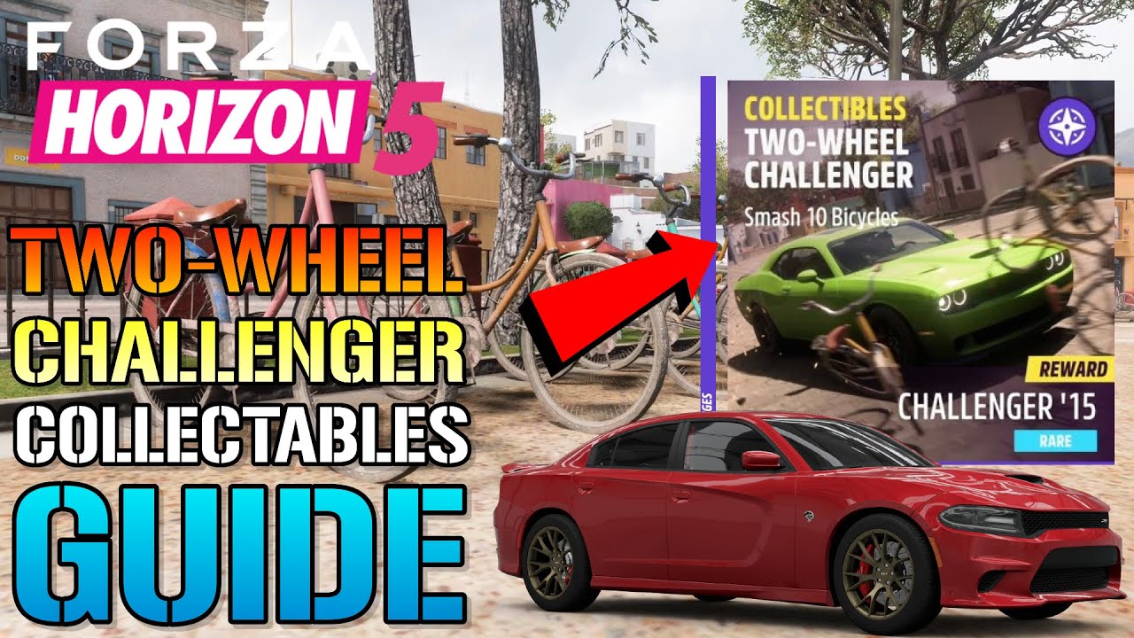 Forza Horizon 5: Two Wheel Challenger Collectables! Smash 10 Bicycles ...