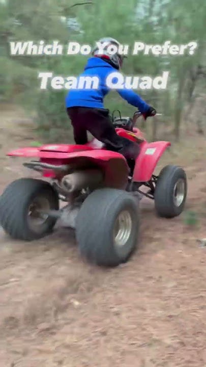 Team Quad, or Bike? #110 #bikeshorts #bike #motocross #automobile #sportsshorts #kawasaki #honda ...