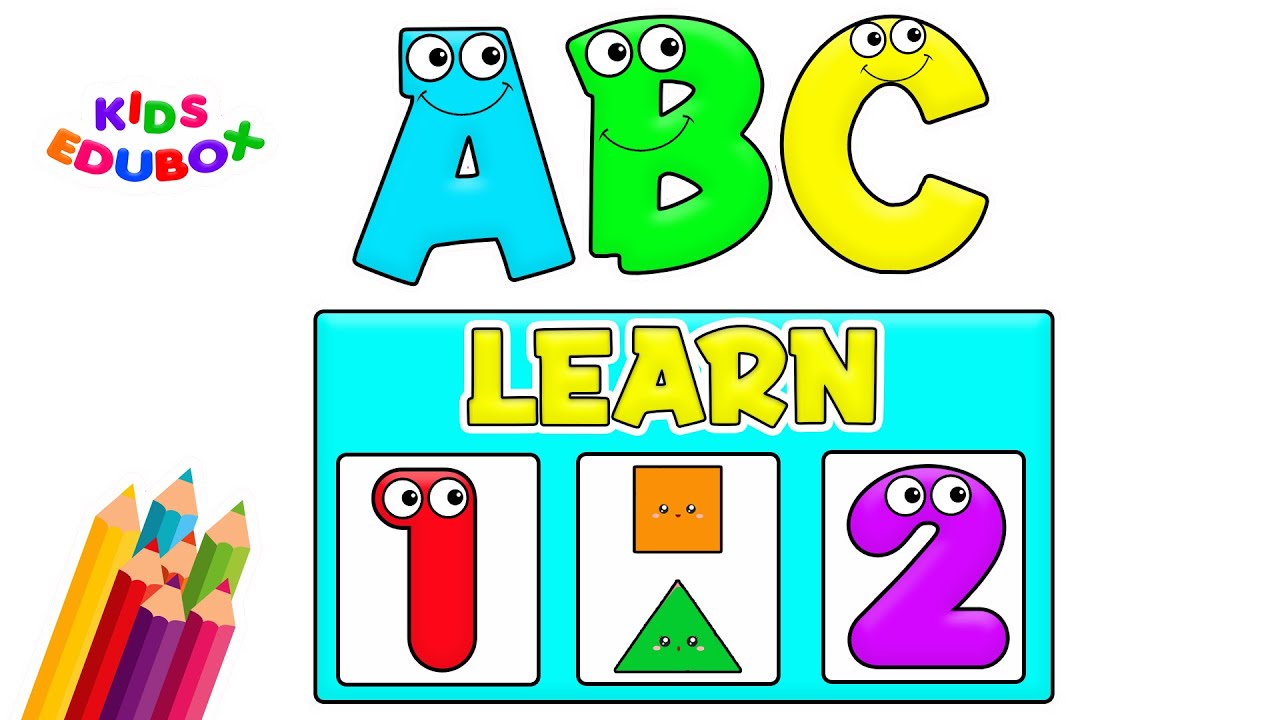 ABC, 123 & Shapes Learning Videos For Preschool | ABC And One Two Three ...