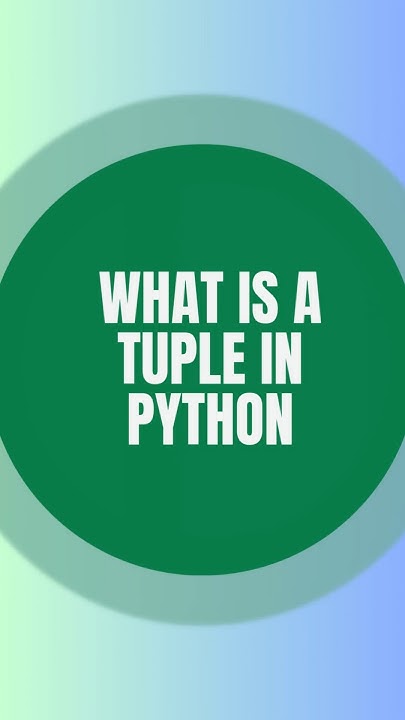 What is a tuple in python || study spot || python - YouTube