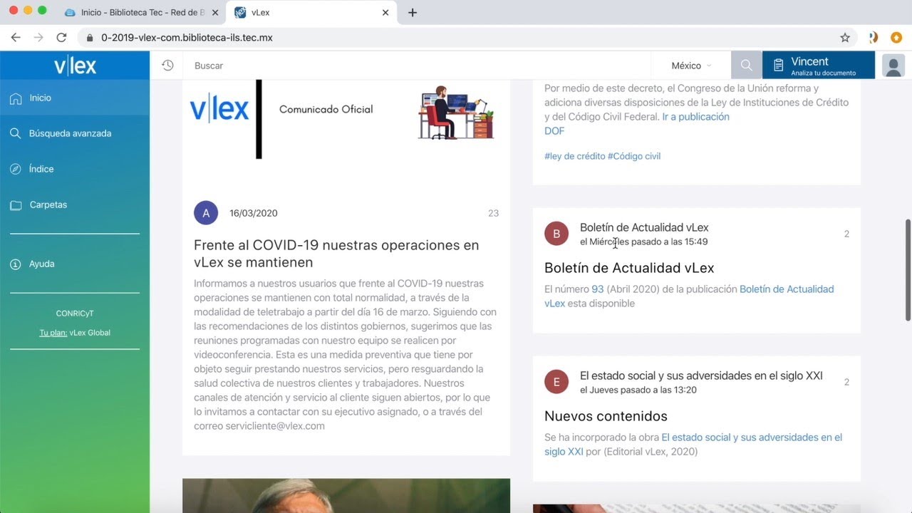 Vlex Global Academic | Qué contiene la base de datos - YouTube