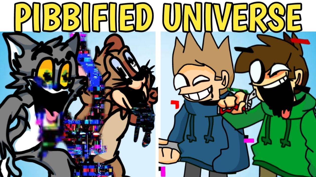 Friday Night Funkin'- PIBBY EDDSWORLD vs TOM & JERRY || PIBBIFIED EDD ...