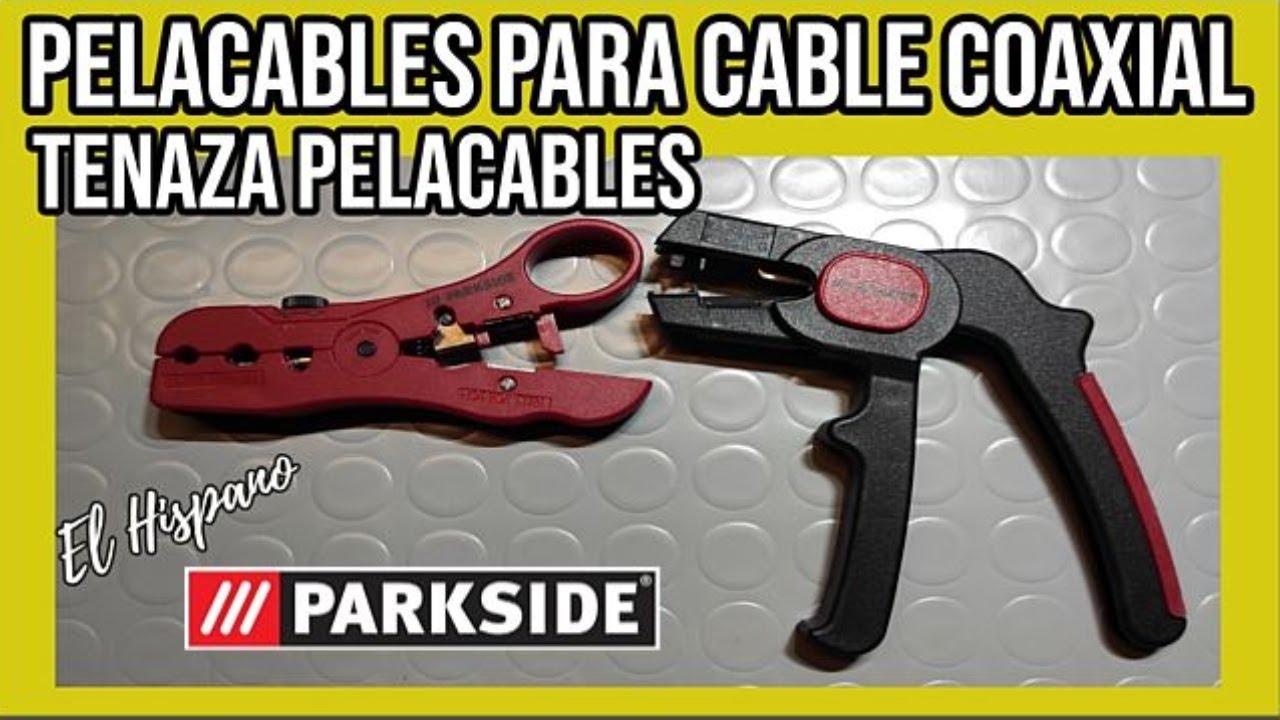 Pelacables Para Cable Coaxial y Tenaza Pelacables Parkside - YouTube