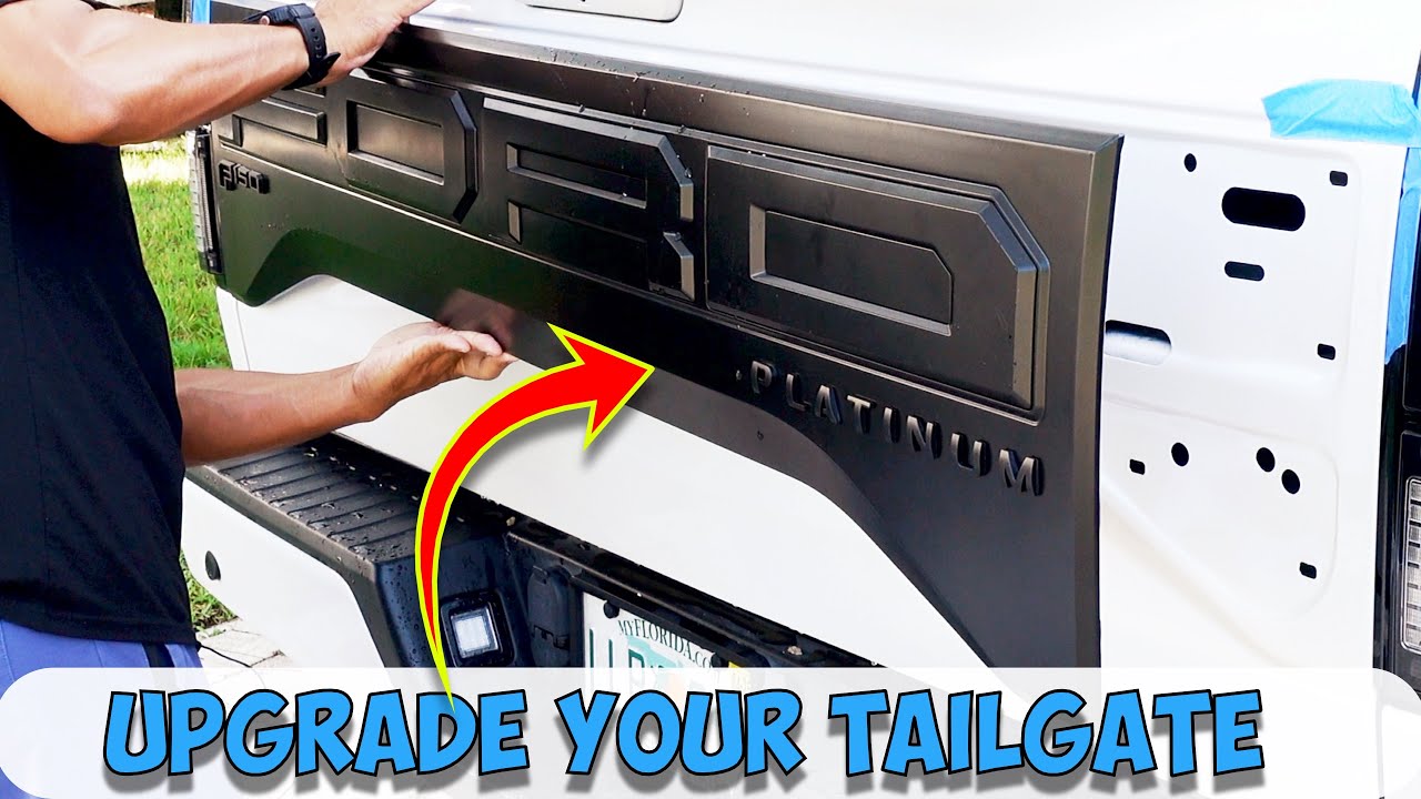 EASY F-150 Raptor Style Tailgate Applique Upgrade - YouTube