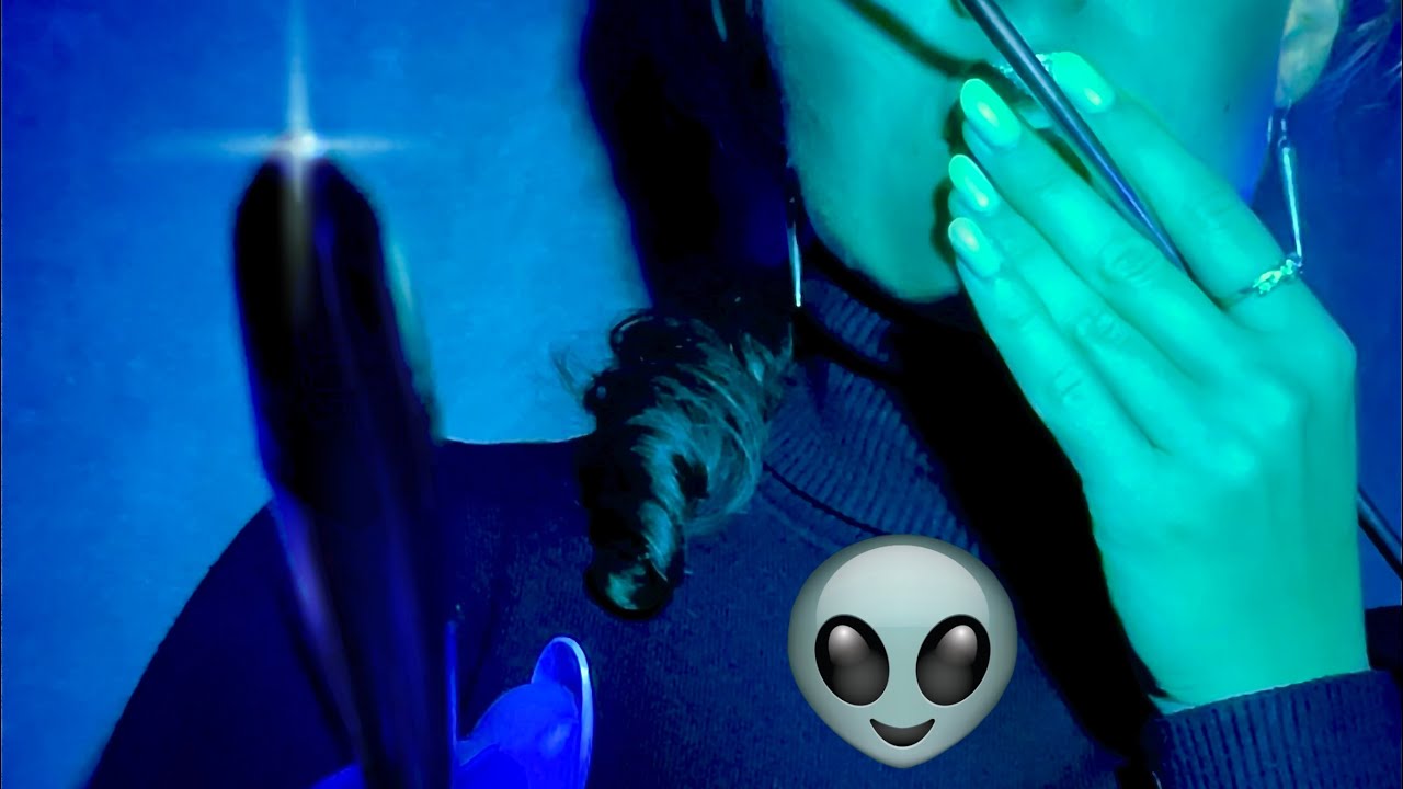 ASMR/ 👽Alien PROBES YOU?!?👽 EXPERIMENTS/exam - soft spoken/whispered ...