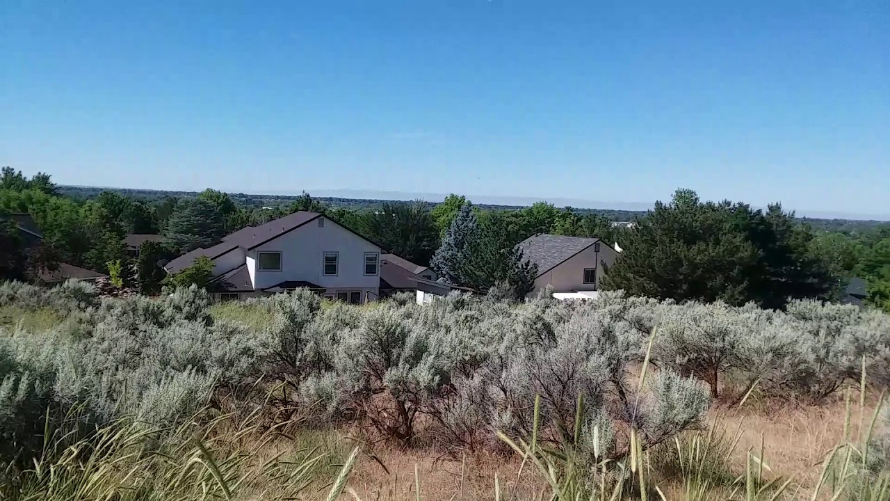 View of the Treasure Valley from Boise Foothills - YouTube