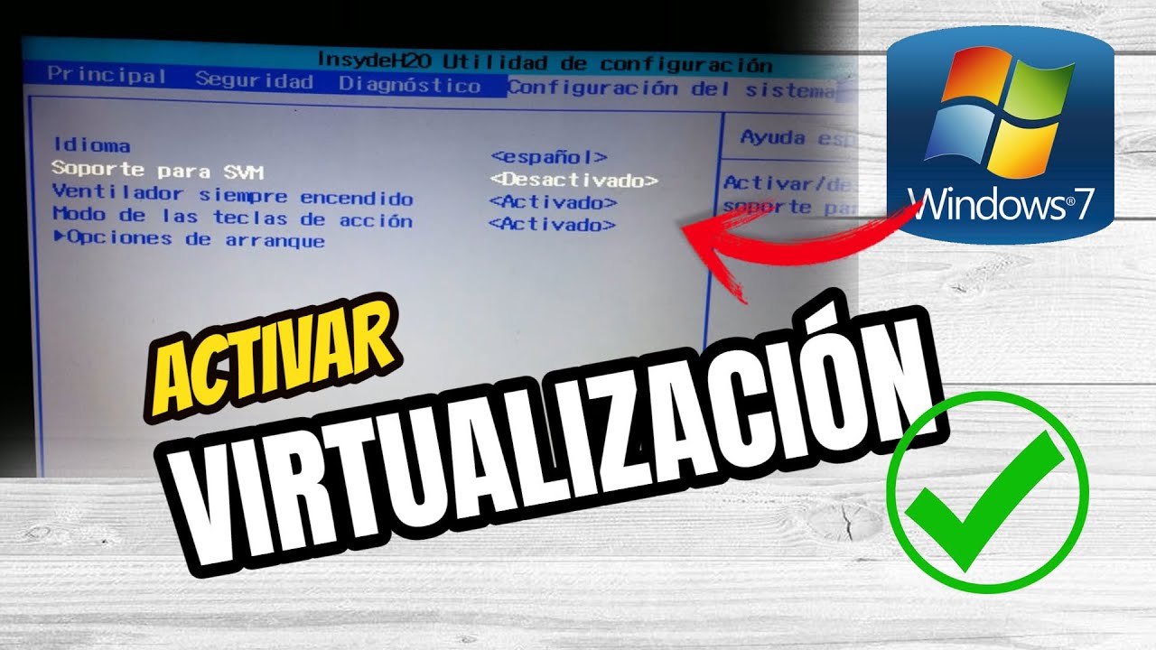 ACTIVAR la VIRTUALIZACIÓN en PC WINDOWS 7 para CUALQUIER PROGRAMA (HP ...