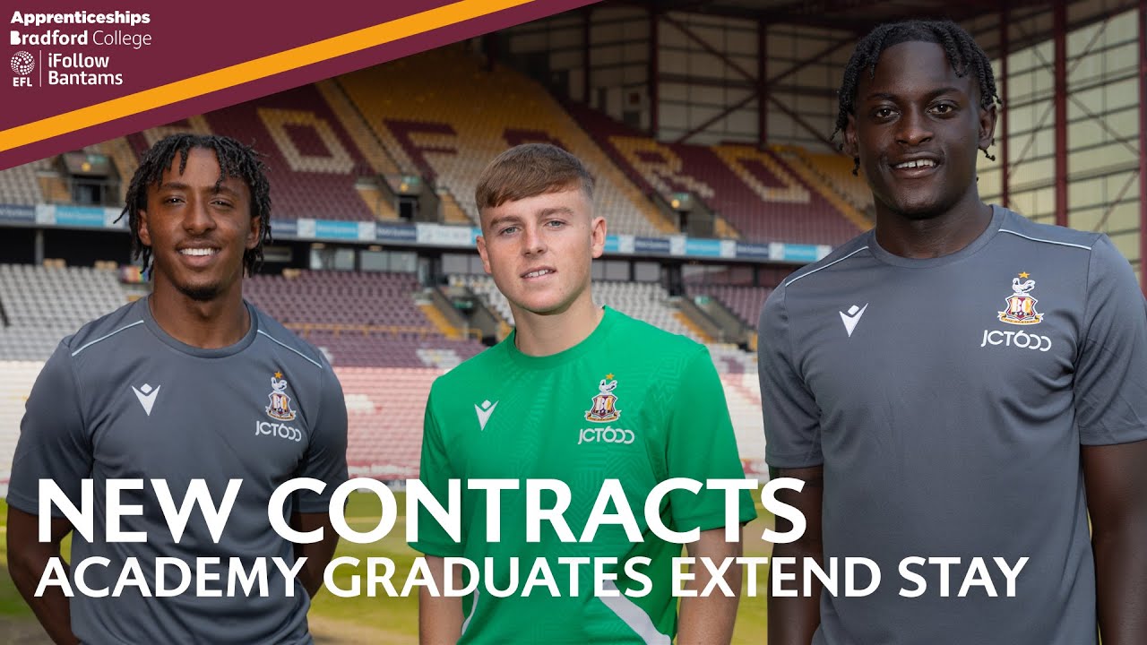 NEW CONTRACTS: Harvey Rowe, Bobby Pointon and Dylan Youmbi extend City ...