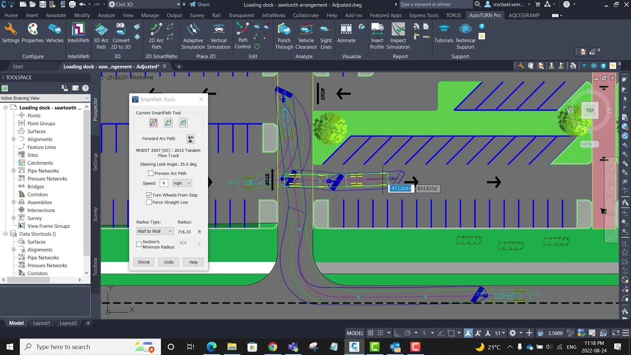 AutoTURN - Vehicle Loads and Properties - YouTube