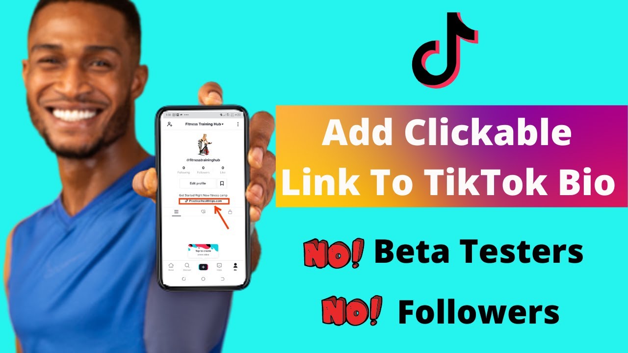 How To Put a Website Clickable Link in Your TikTok Bio - No TikTok Beta ...