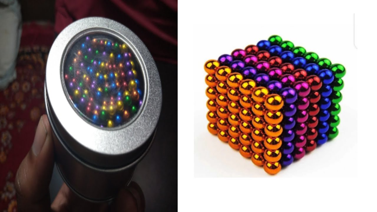 Magnetic ball unboxing | 216 multicolor magnet ball - YouTube