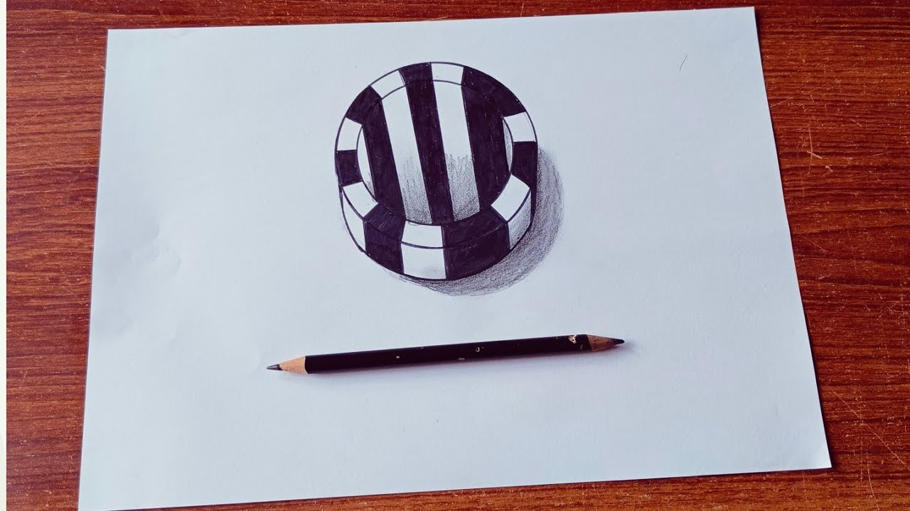 3d hole drawing easy | how to drawing 3d hole | 3d hole optical ...