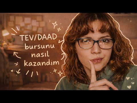 TEV–DAAD Bursunu Nasıl Kazandım? | Almanya’da Okumak, CV ve Mülakat (2025)