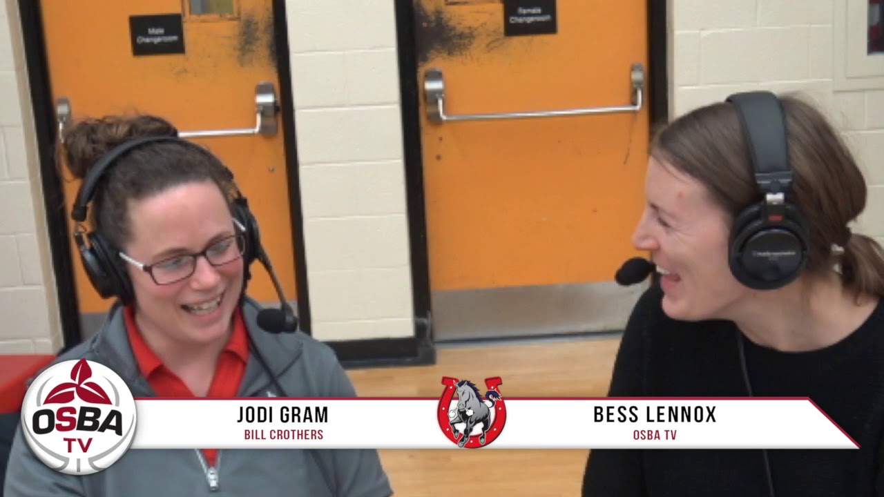 Bill Crothers Head Coach Jodi Gram following win over Caledon ...