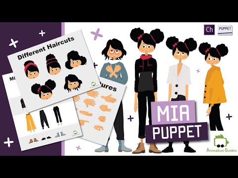 Mia Puppet for Adobe Character Animator