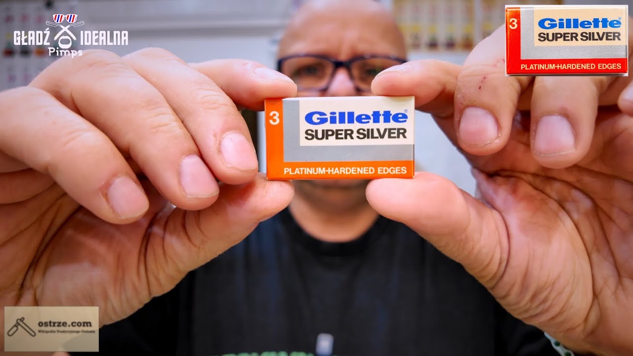 #VINTAGE - GILLETTE SUPER SILVER Platinum #1/2 - YouTube