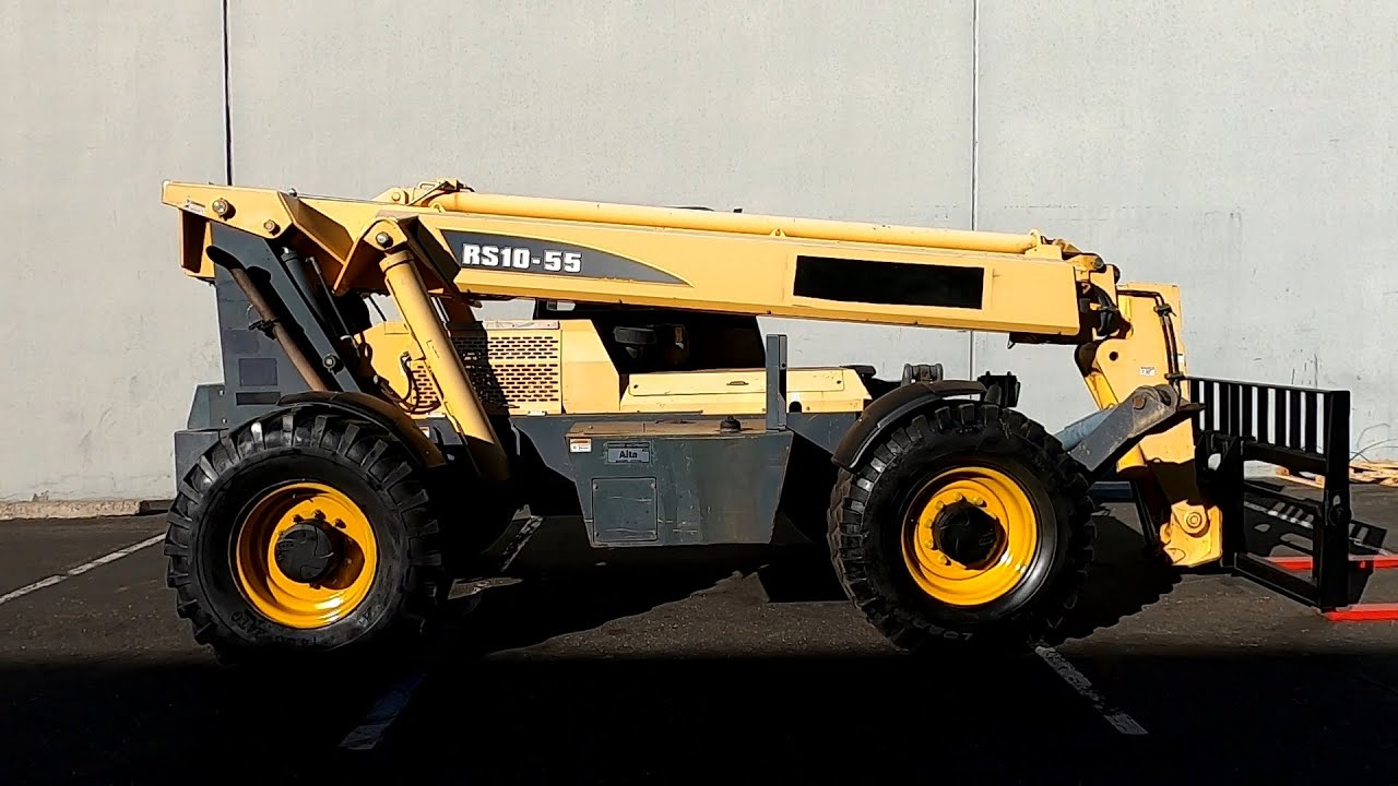 GEHL RS10-55 10,000lb Diesel #0123 - Telehandler for Sale - YouTube
