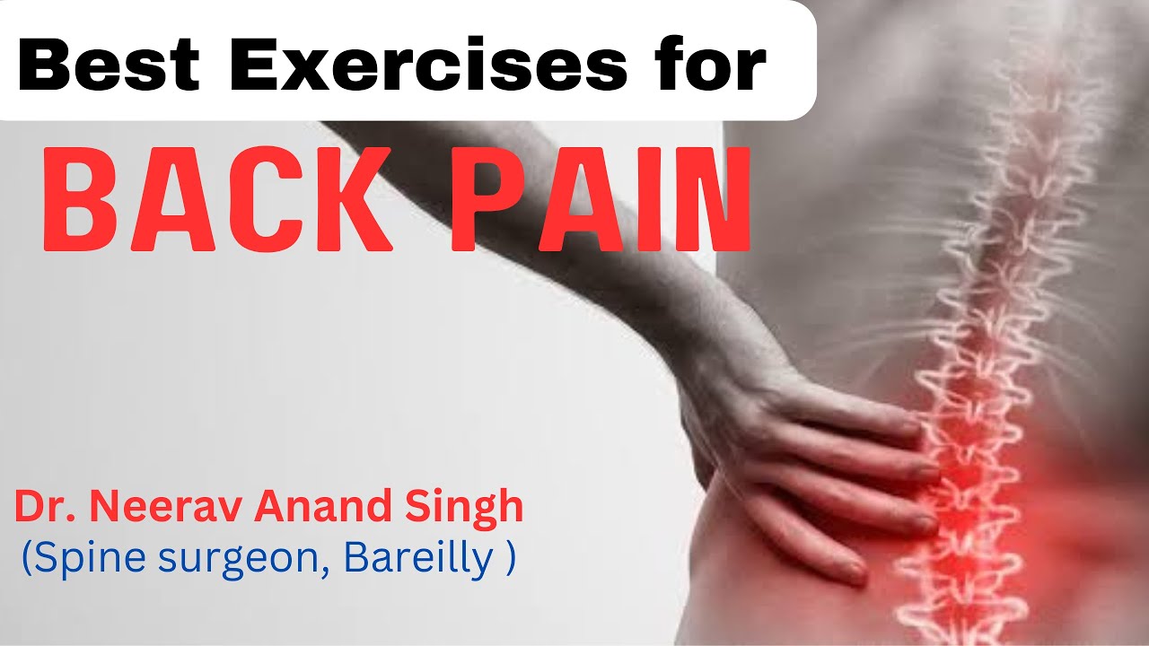 Best and simple exercises for back pain at home. - YouTube