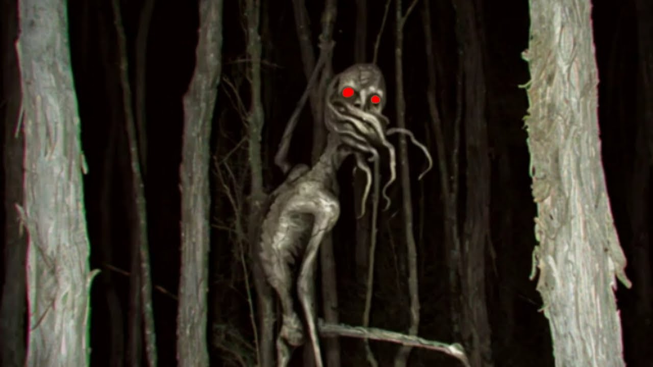 Forest monster captured on camera - Carefully very scary - YouTube
