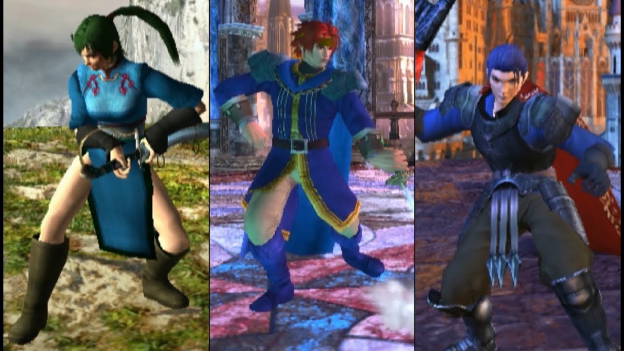 Soul Calibur III - Fire Emblem (Rekka no Ken) Weapon Exhibitions - YouTube