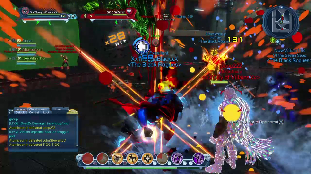 DCUO - The Black Rogues Torment XxCity Of VIllainsxX (PvP - YouTube