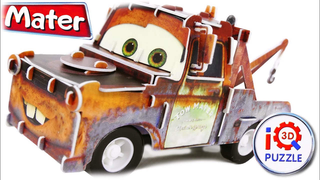 Cars Mater 3D Puzzle Zvezda - YouTube