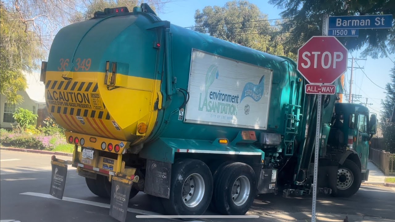 36349 la sanitation west la on trash 🚮 read the description - YouTube