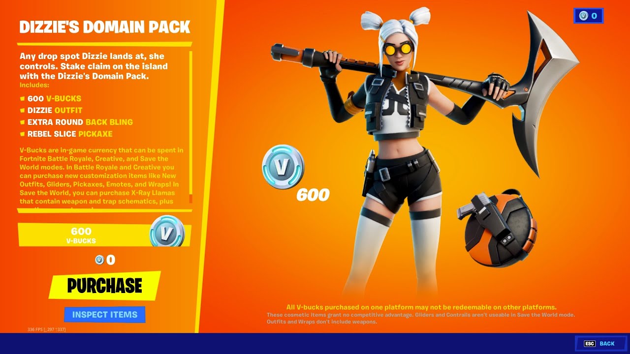 FORTNITE SEASON 7 STARTER PACK - PREVIEW! (DIZZIE'S DOMAIN PACK) - YouTube