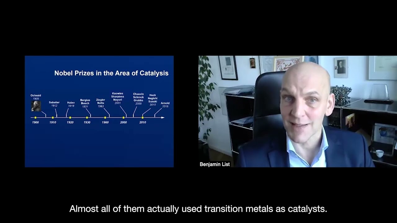 Benjamin List at GYSS 2022 – Chemical Catalysis as Enabling Science and ...
