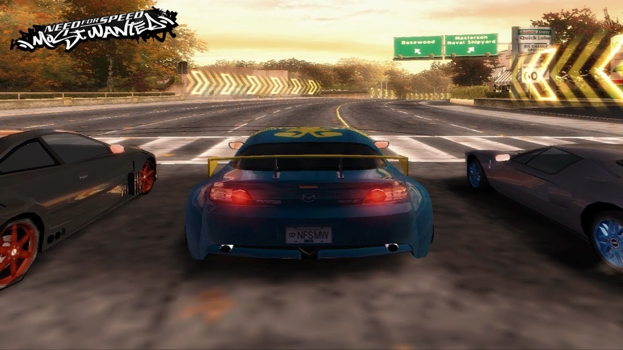 Need For Speed Most Wanted - Mazda RX-8 Gameplay - YouTube