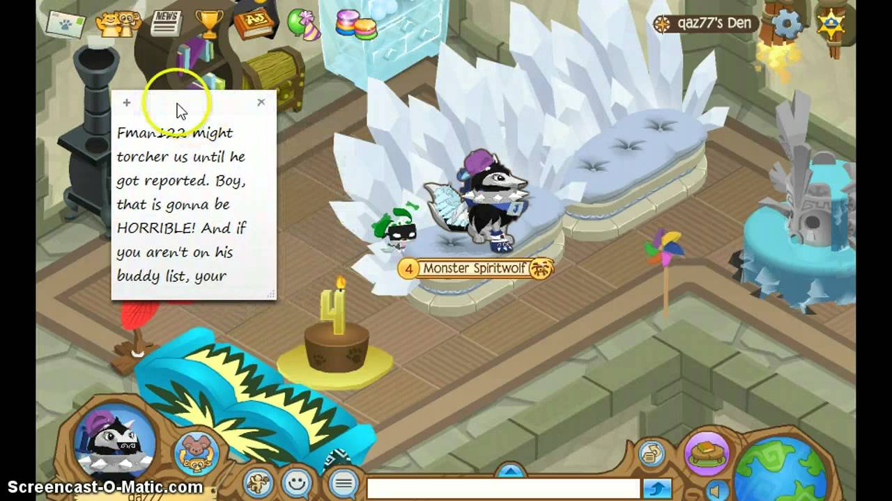 Animal Jam What Else Fman122 MIGHT do to us (2015 or 2014 virus) - YouTube