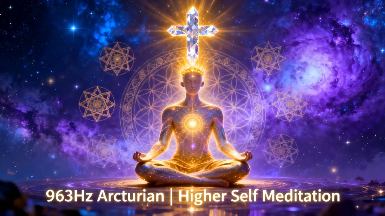 Arcturian 963Hz Light Codes | Higher Self Activation & Christ Consciousness Healing - YouTube
