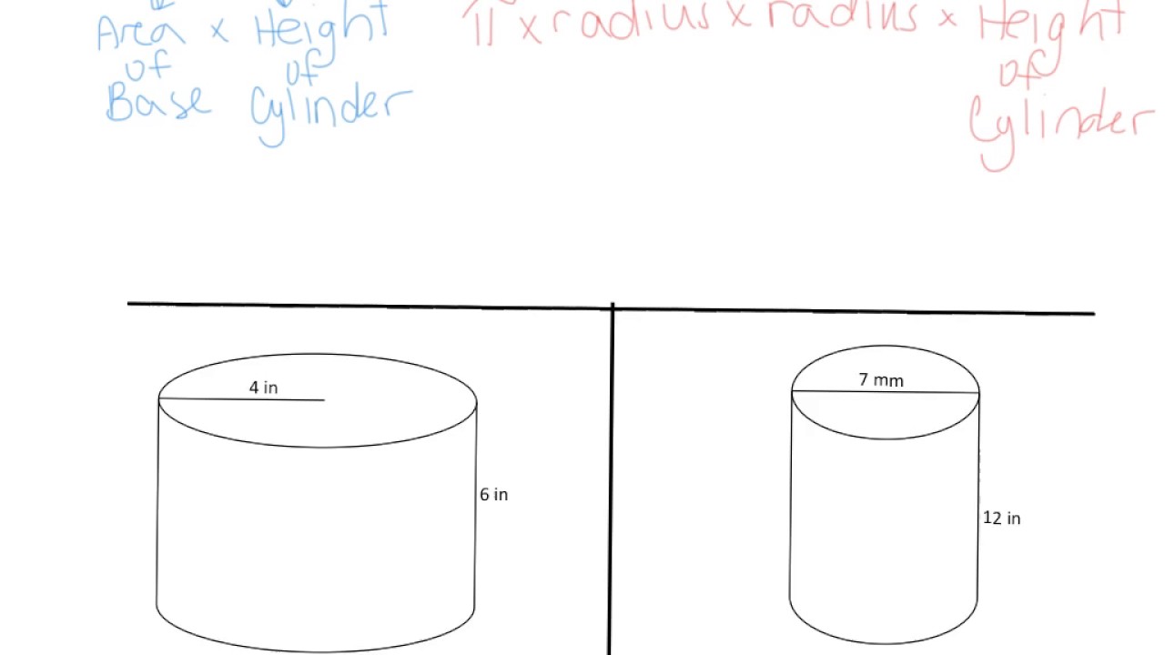Math Plus Volume Cylinder - YouTube